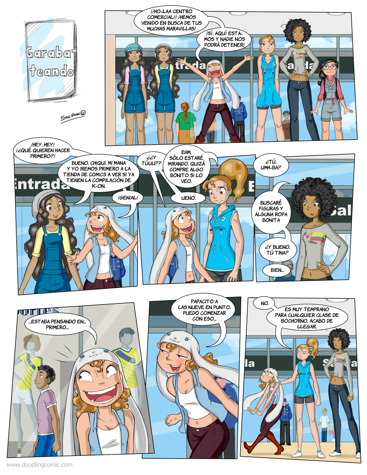 The Mall|El Centro Comercial – Doodling Around